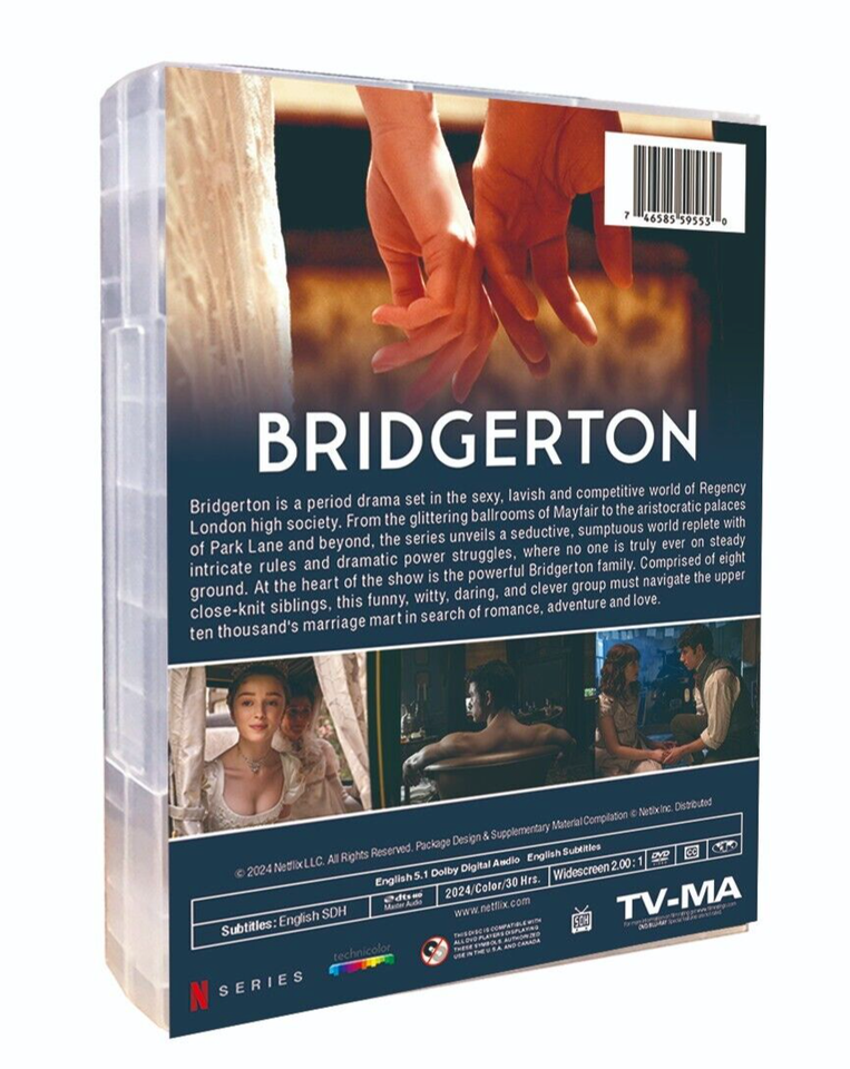 Bridgerton: The Complete Series Seasons 1-3 (DVD 9-Disc Box Set) | eBay