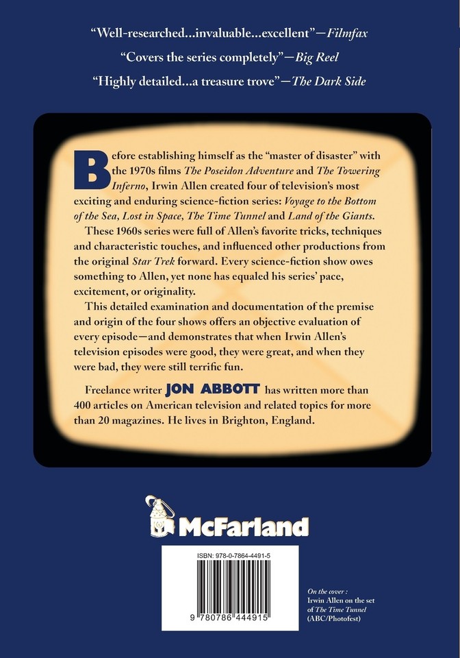 Irwin Allen Television Productions, 1964-1970, A Critical 9780786444915 ...