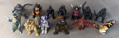 Godzilla Mini Figure Set Lot Of 13 Figures (Godzilla, Godzilla Variants ...