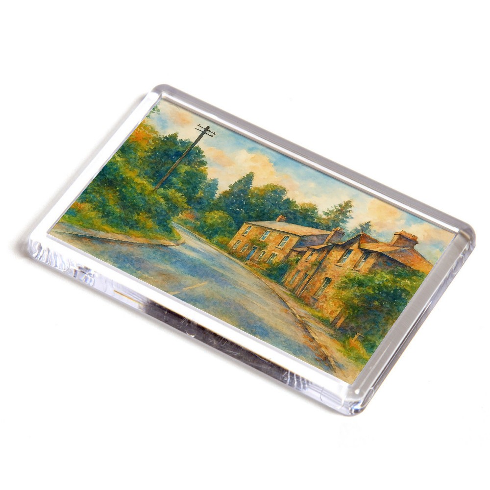 FRIDGE MAGNET - Whiteside, Riding Mill - Vintage Art Style | eBay UK
