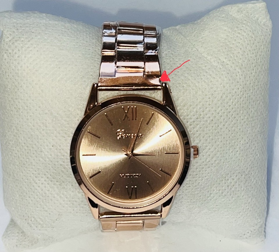 Ex-display Rose GOLD Coloured WATCH With Metal Strap Read Listing | eBay