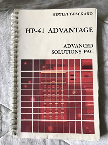 HP-41 Advantage Advanced Solutions Pac | eBay