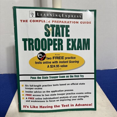 State Trooper Exam Book | eBay