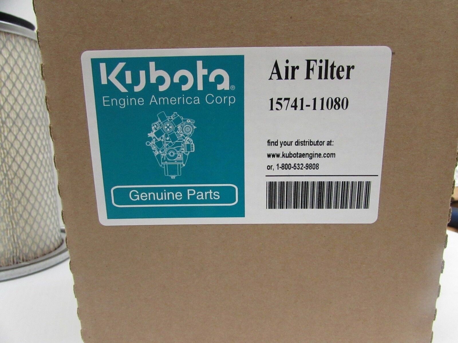 New OEM Kubota AIR FILTER (Outer) 15741-11080 for B2150 B2150HST B9200 ...