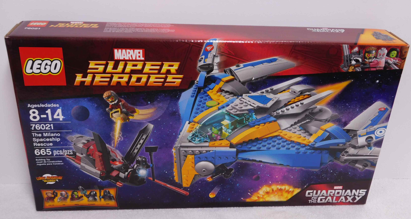 LEGO Marvel Milano Spaceship Rescue 76021 NEW SEALED Guardians of the ...