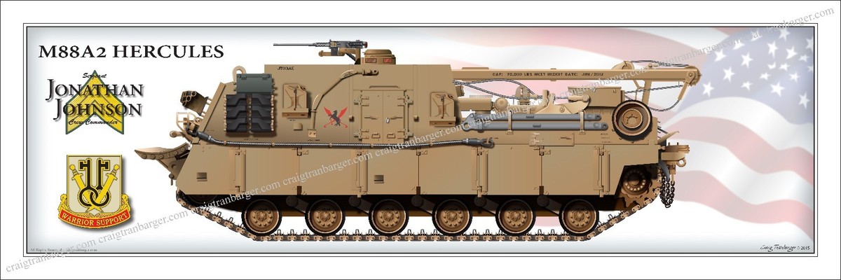 M88 Recovery Vehicle Drawings