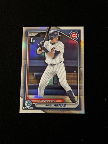 2024 Bowman Chrome Draft 1st Ariel Armas Refractor #BDC-109 Chicago ...
