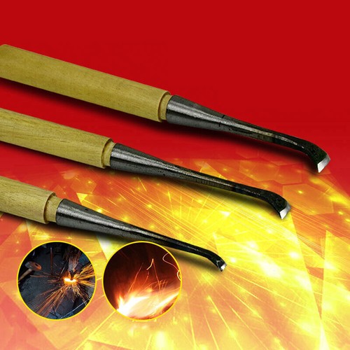3Pcs Wood Carving Knife Bent Spoon Gouge Hand Chisel Set Woodworking ...