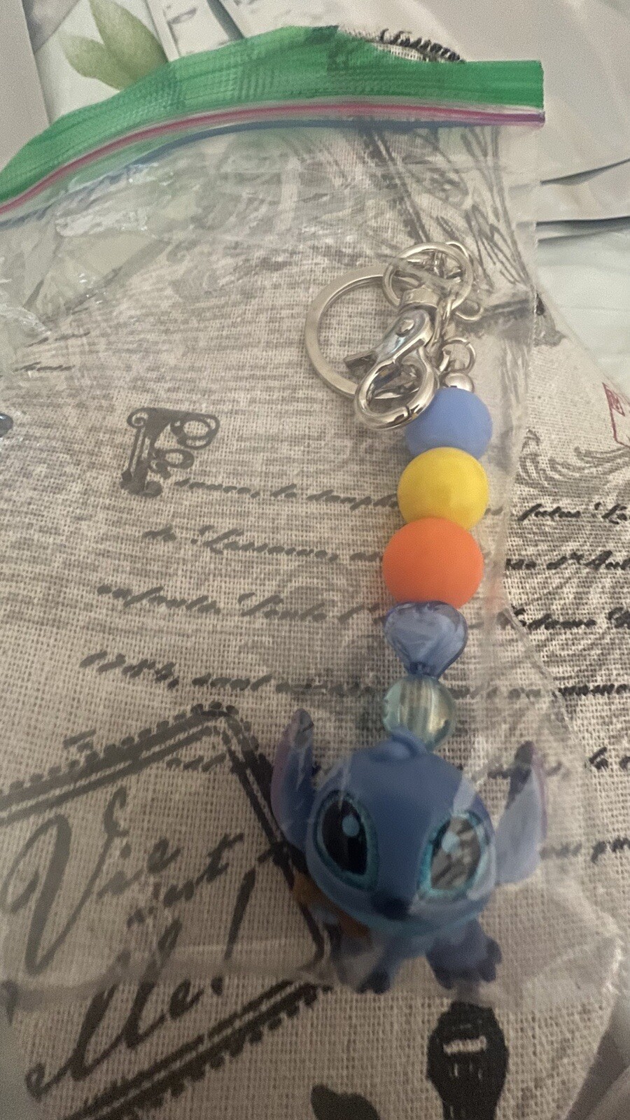 Disney Doorables Beaded Keys Chain Stitch Ukulele Stitch | eBay