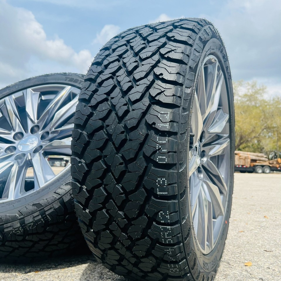 22" Sierra Wheels Yukon Denali Rims 2024 2023 Silverado Tahoe Escalade ...