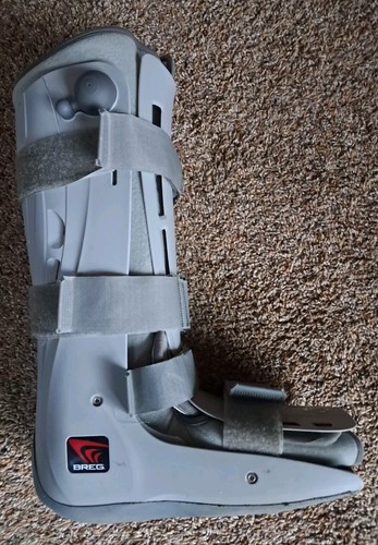 Breg Air Pump Ankle Medical Boot Walking Cast Foot Injury Brace - Size ...