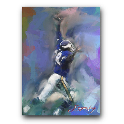 Alan Page #7 Art Card Limited 16/50 Edward Vela Signed (Minnesota ...