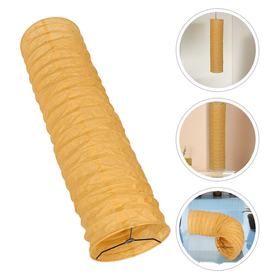 Floor Lamp Replacement Shade Paper Black Lampshade Foldable Standing ...