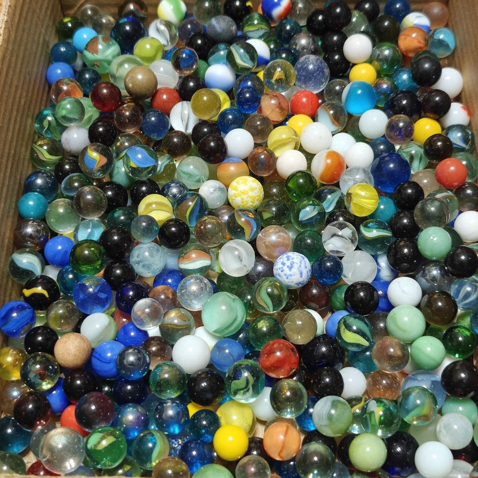 Large Lot Of Marbles - 20 Lbs Pounds Mixed Lot Estate Found | eBay