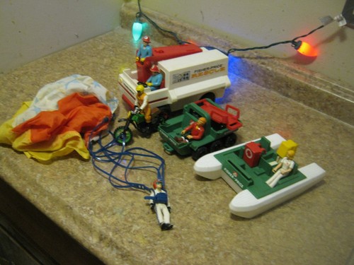 Fisher Price Rescue Heroes' vehicles Fire Truck/6Wheel Ranger/Dirt Bike ...