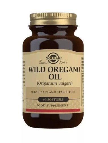 Solgar Wild Oregano Oil 60 Softgels, Gastro Intestinal Support, Immune ...