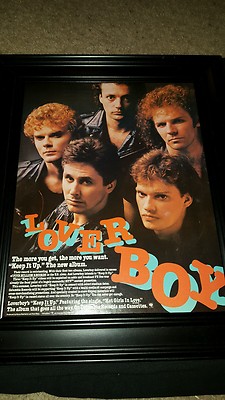 Loverboy Keep It Up Rare Original Promo Poster Ad Framed! | eBay