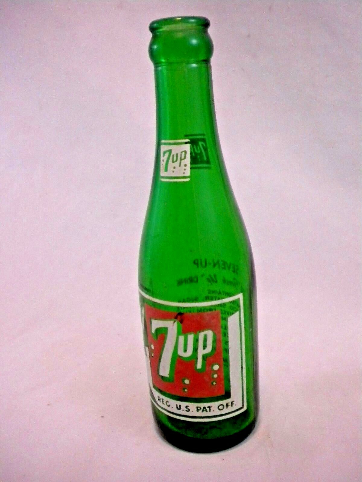 7-Up Green Bottle 7 Ounces Joplin Missouri Bubbles Swimming Suit Girl ...