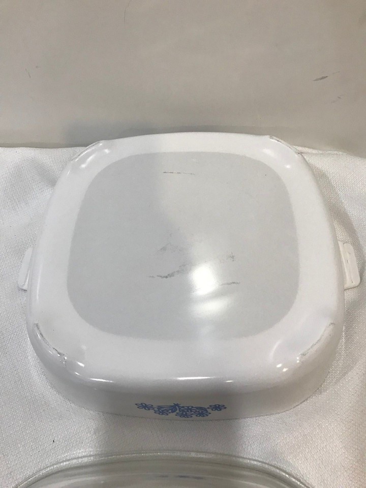 Vintage Montgomery Wards Signature Corning Ware 68-8100 Footed Browner ...