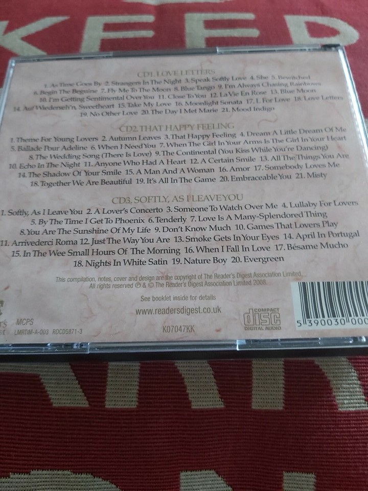Timeless Romantic Favourites (Readers Digest) - 3 CD Album | eBay