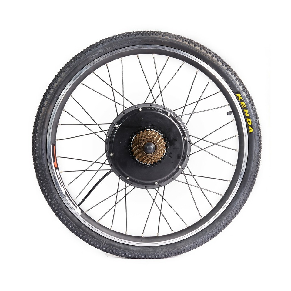 MTB E-bike Rear Wheel Replacement With Tire and Tube 36/48V Brushless ...