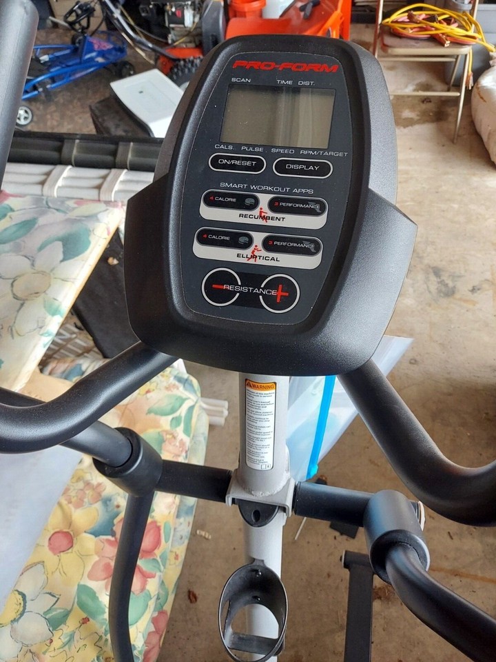 proform elliptical with stationary seat | eBay