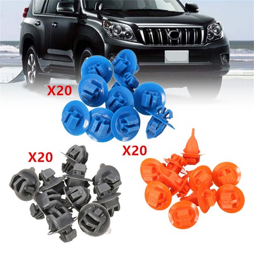60x Front Door Trim Body Repair Clip Kit 75392-60031 For Toyota Prado ...