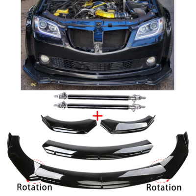 For Pontiac G8 G6 GTO Front Bumper Lip Splitter Spoiler Gloss Black Bod ...