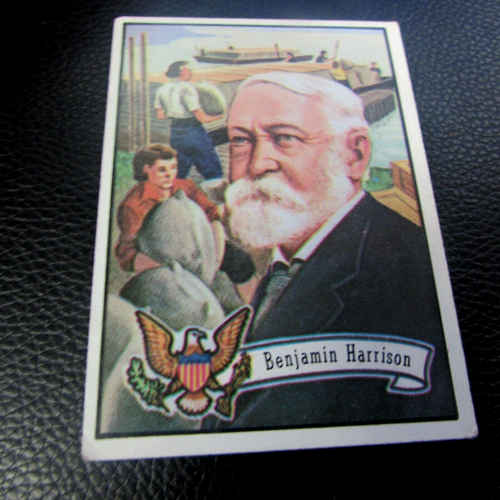 1972 TOPPS #23 BENJAMIN HARRISON - U.S. Presdent Cards - VERY GOOD | eBay