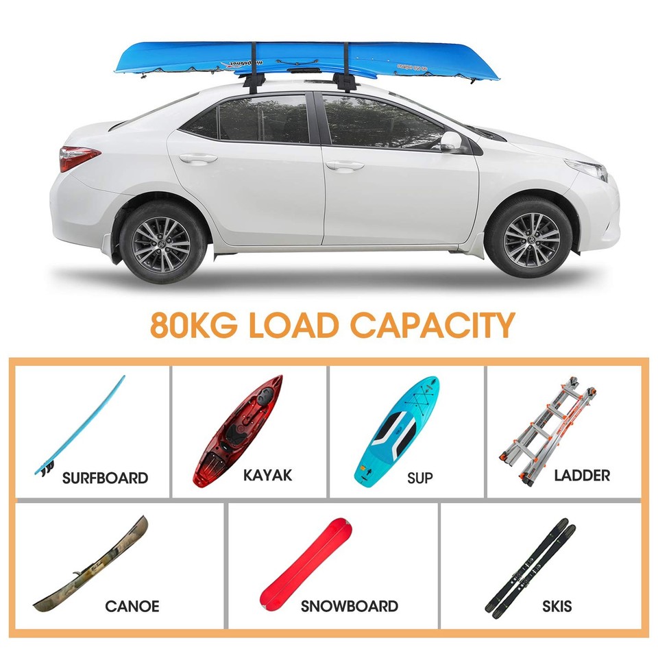 HEYTRIP Universal Soft Roof Rack Pads for Kayak /Surfboard /SUP /Canoe ...