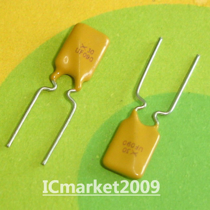 20 PCS 30V 0.9A RUEF090 UF090 PolySwitch Resettable Fuse PPTC 0.9 ...