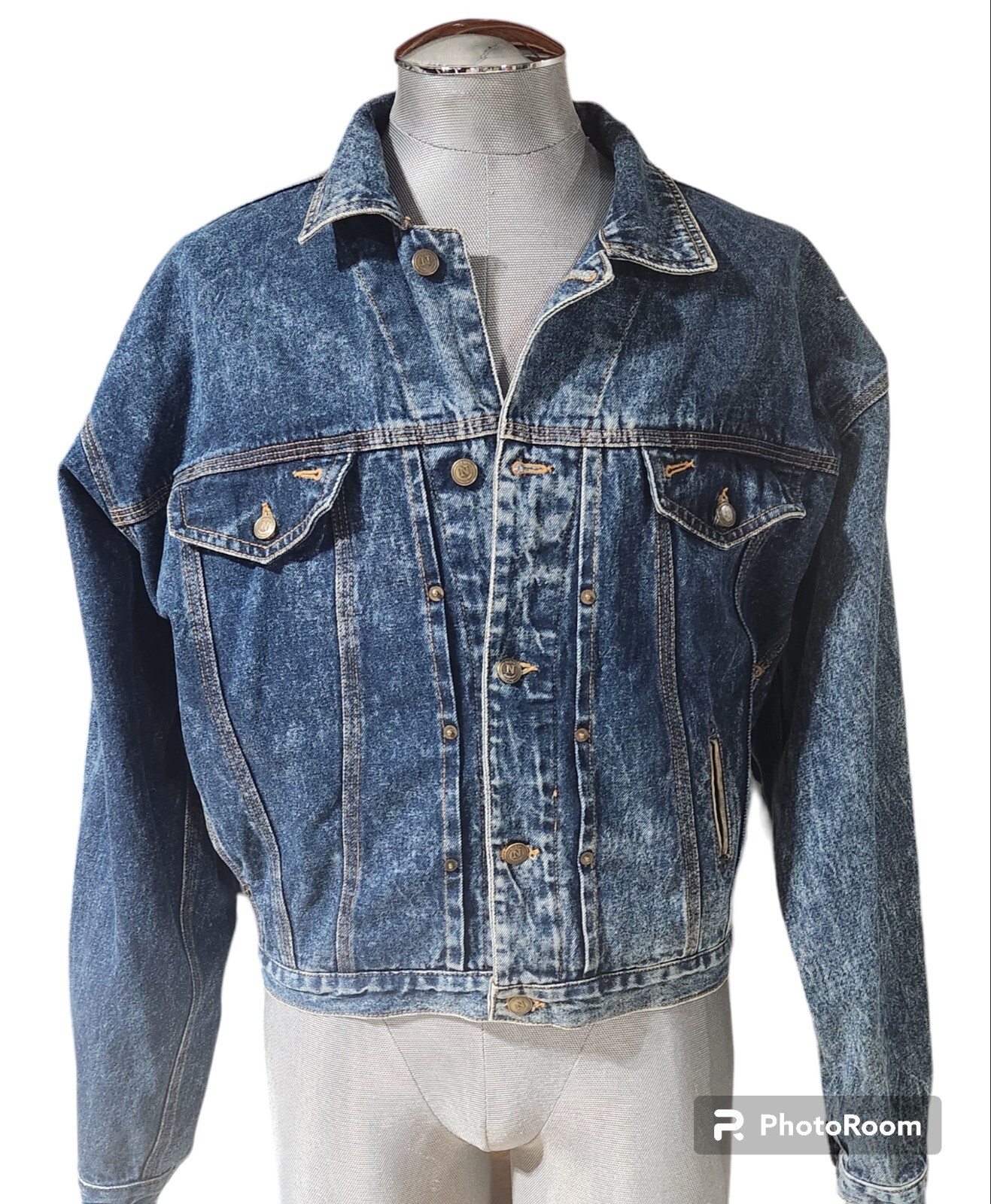 Rare Vintage NIXIT Jean Denim Jacket 80's/90's Mens … - Gem
