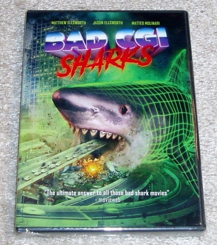 Bad CGI Sharks DVD Cult Horror Campy Comedy B Movie FUN NEW | eBay