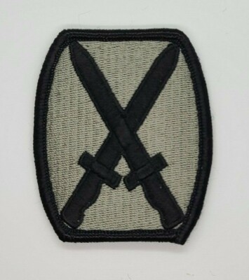 US ARMY 10TH INFANTRY DIVISION PATCH - ACU (WITHOUT MOUNTAIN TAB) | eBay