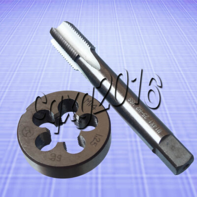 1 set M14x1.25mm right-hand Machine tap and die Threading Tools M14*1. ...