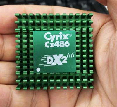 Cyrix 486 66MHz antique CPU ceramic, witnesses history, for collection ...