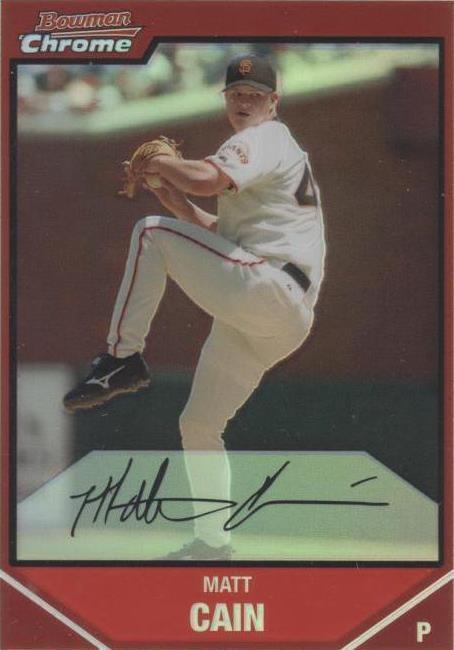 2007 Bowman Chrome - Matt Cain #152 Refractor for sale online | eBay