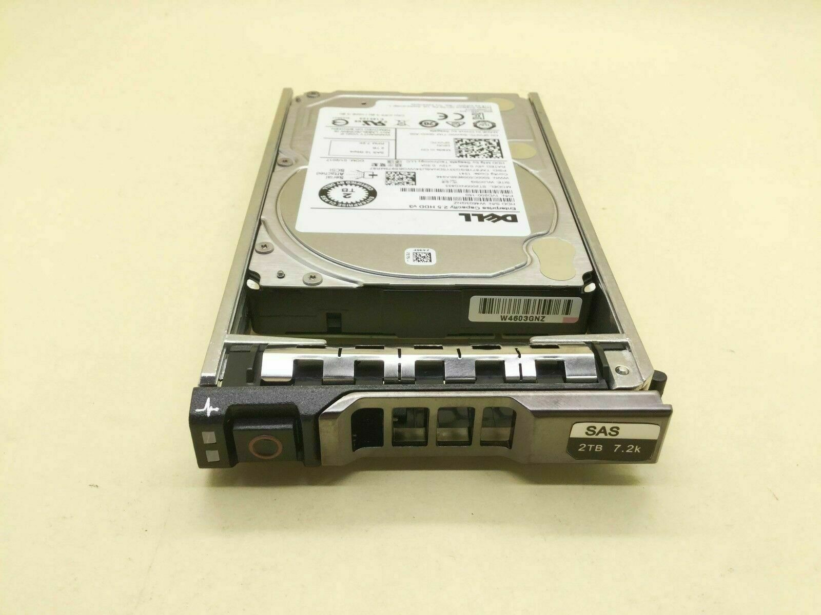 Dell 2TB 7.2K SAS 2.5" Hard Drive for PowerEdge R330 R430 R530 R630 ...