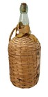 Vintage Wicker Wrapped Ron Bacardi Superior Puerto Rican Rum Bottle 14. ...