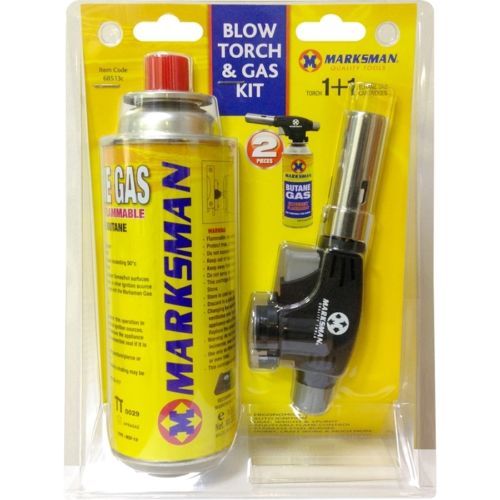 Butane Blow Torch & Gas Kit Welding Tool Hobby Craft Burner Soldering ...