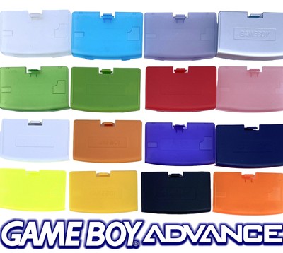 Game Boy Advance Battery Cover for Nintendo GBA Door Clear White ...