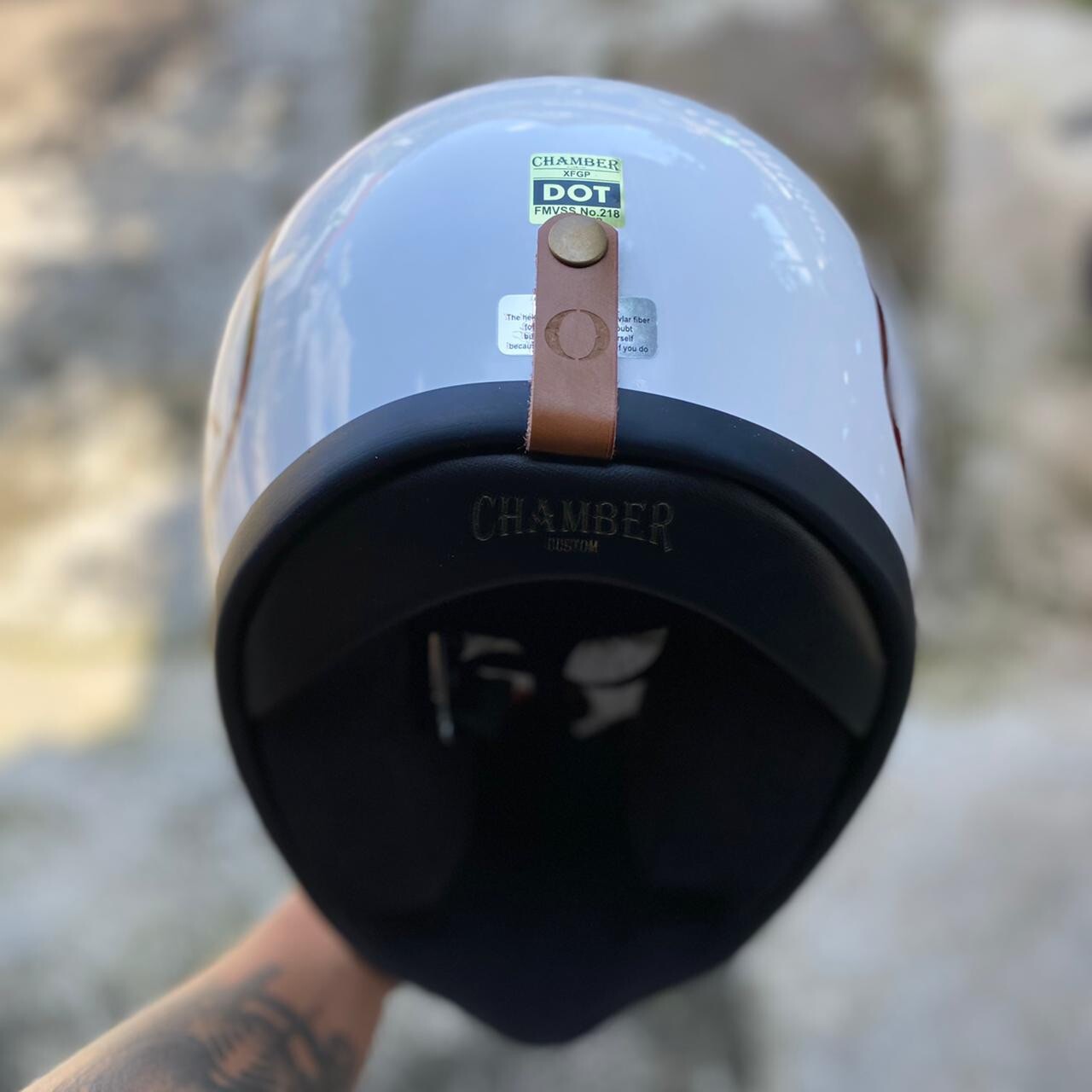 BEST SELLER! CUSTOM HELMET XF-GP NASA FOR CAFERACER CHOPPER VINTAGE ...