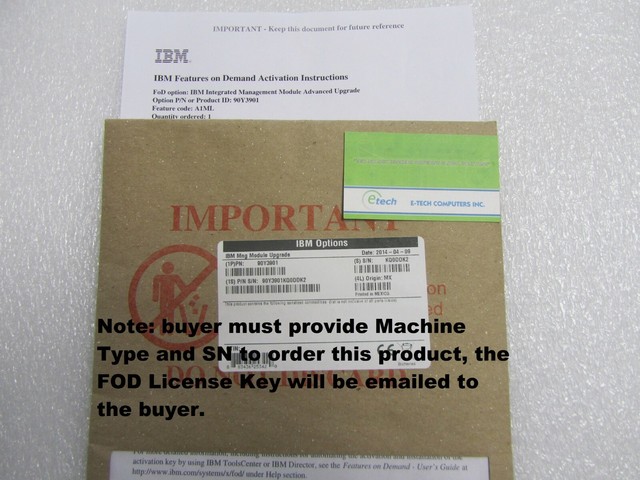 Lenovo System X 90Y3901 INT Mgmt Module ADV Upgrade for sale online | eBay