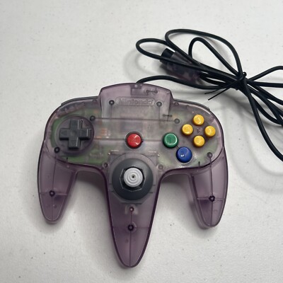 Nintendo 64 N64 Atomic Purple Controller OEM Tight Stick Working | eBay