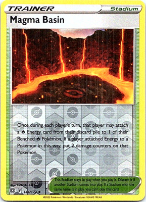 Magma Basin 144/172 Pokemon Brilliant Stars Light Play Reverse Holo | eBay