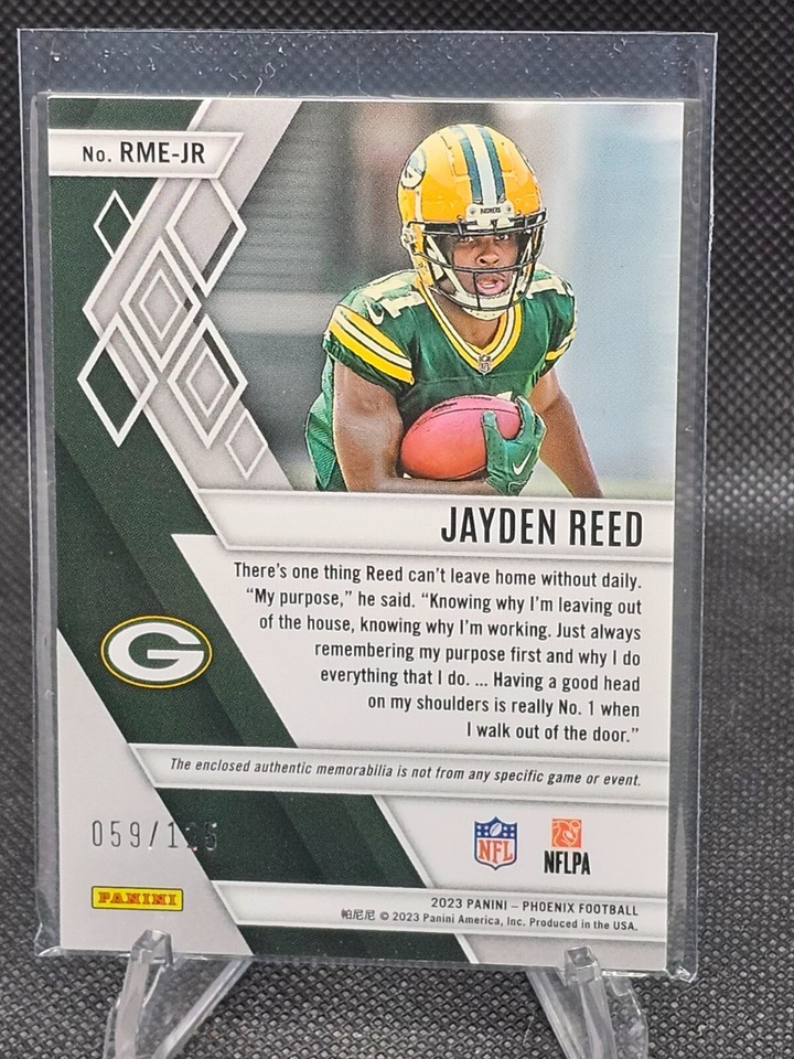 2023 Phoenix Jayden Reed RC Rookie Memorabilia Red /125 | eBay