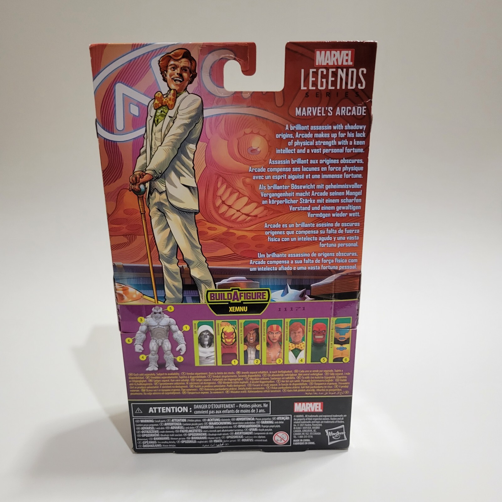 New/sealed Marvel Legends Arcade Super Villains Xemnu BAF Hasbro | eBay