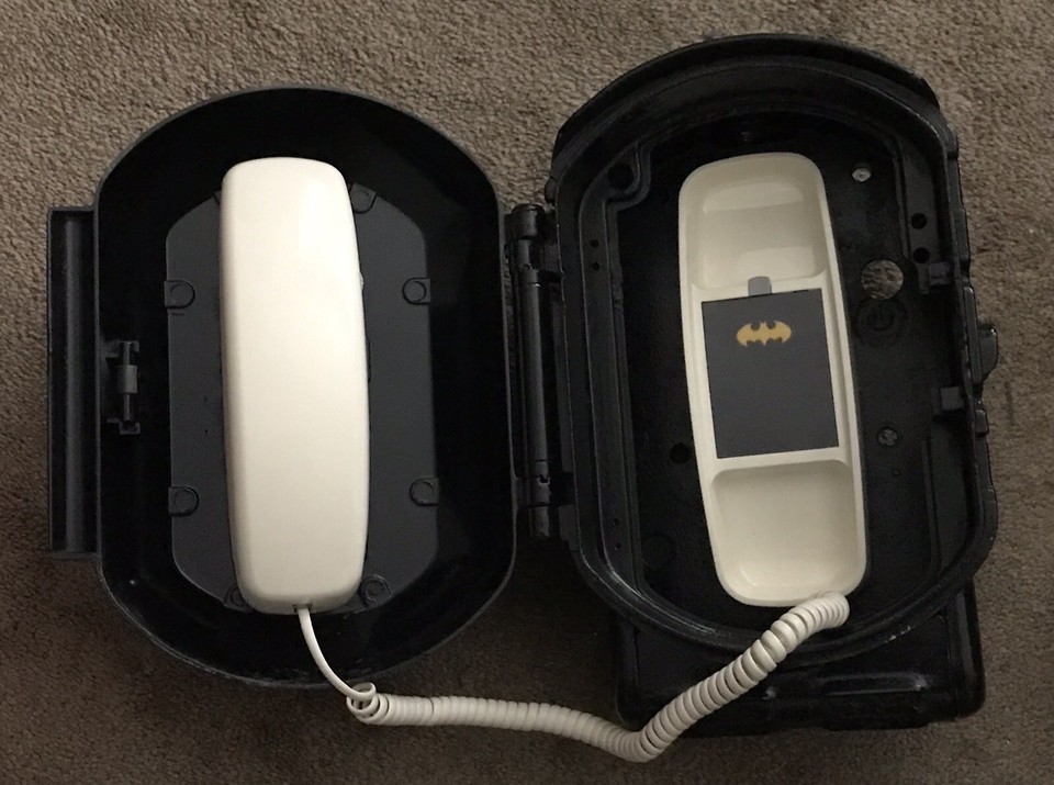 Dark Knight BATMAN Call Box Telephone vintage Gotham City Police Bat ...