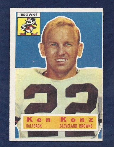 SHARP PACK FRESH 1956 TOPPS FOOTBALL #33 KEN KONZ .99 SHIP M305 | eBay