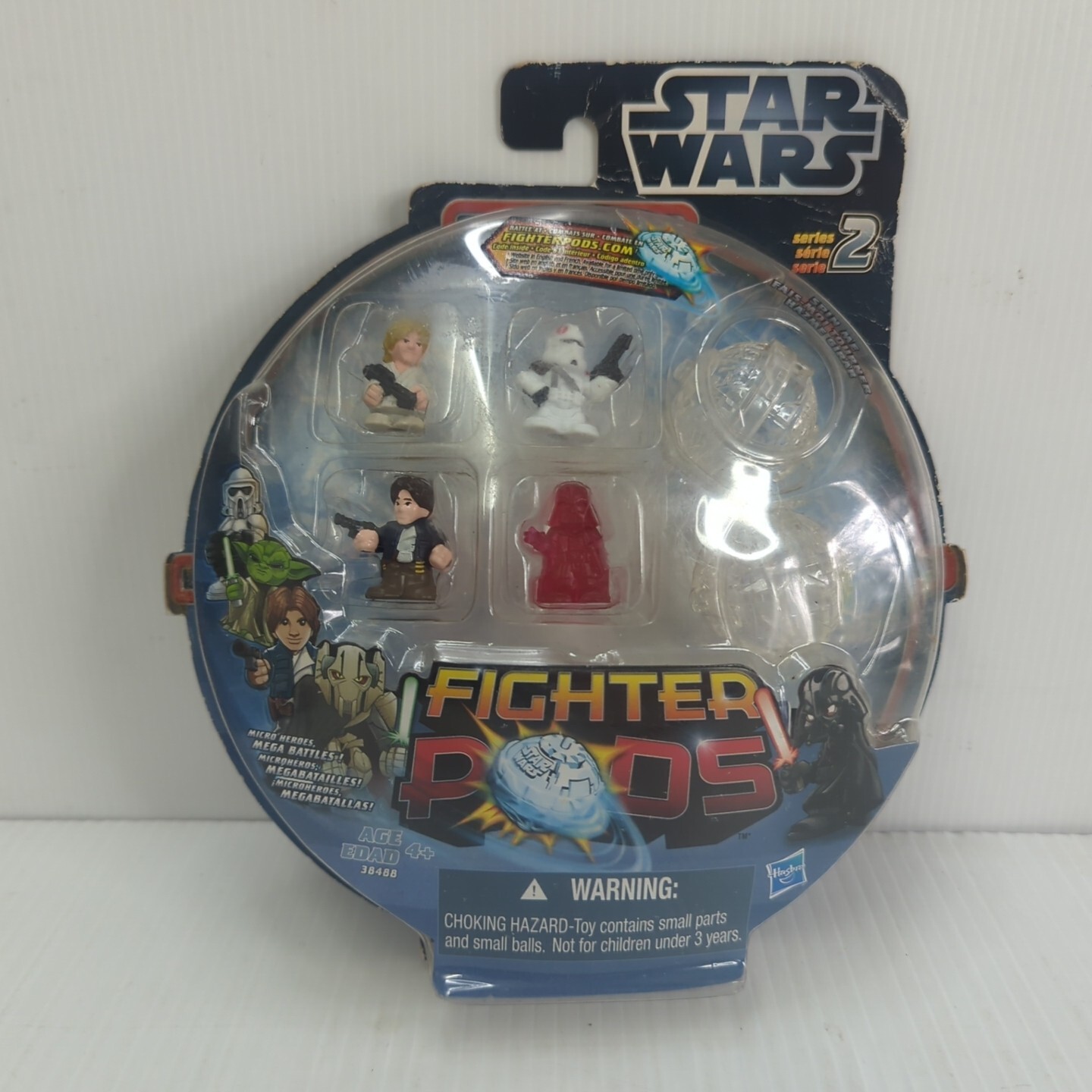 Star Wars Fighter Pods Hasbro 2012 Luke Skywalker Han Solo Darth Vader ...
